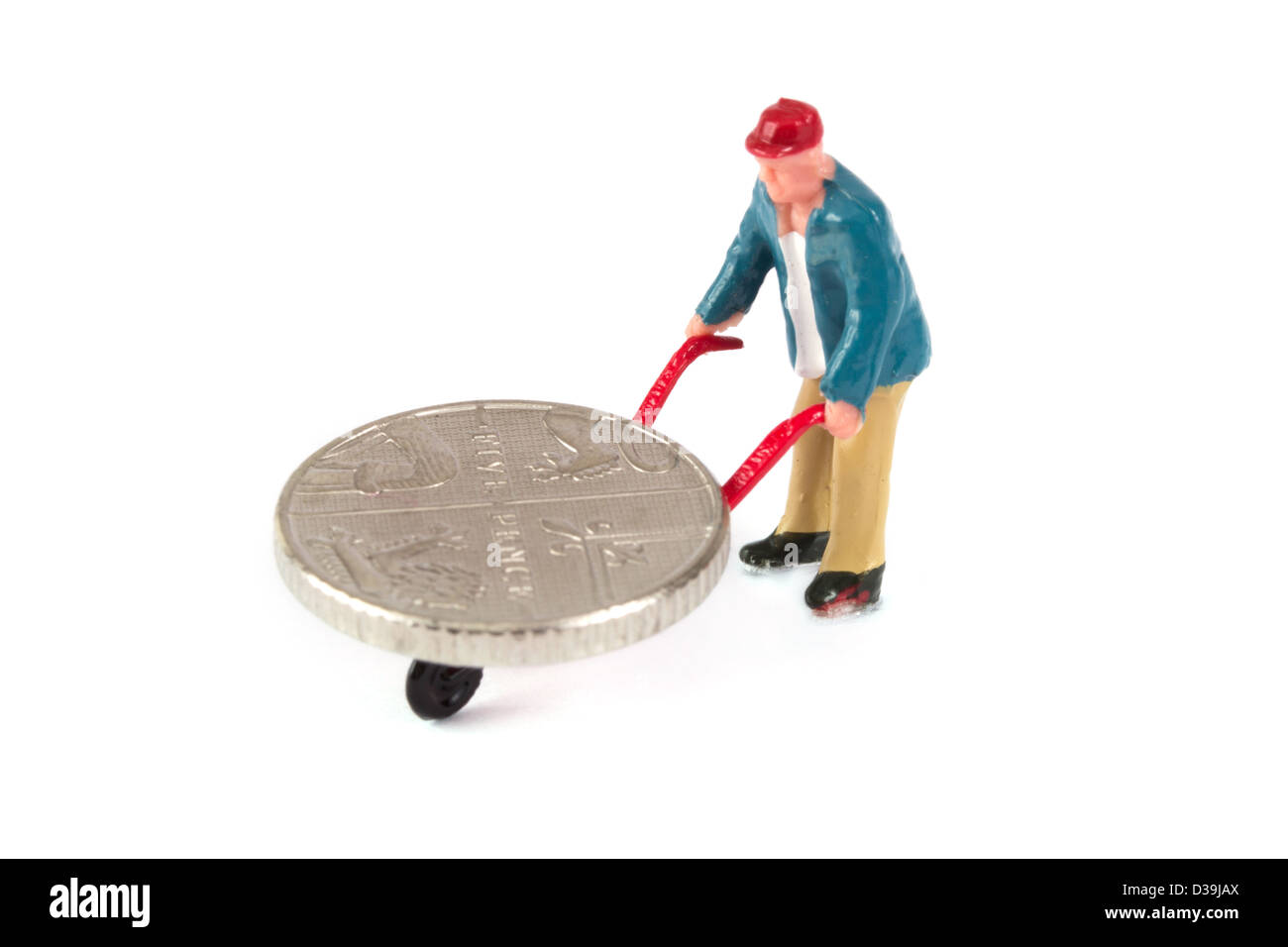 Construction man figure on Cut Out Stock Images & Pictures - Alamy