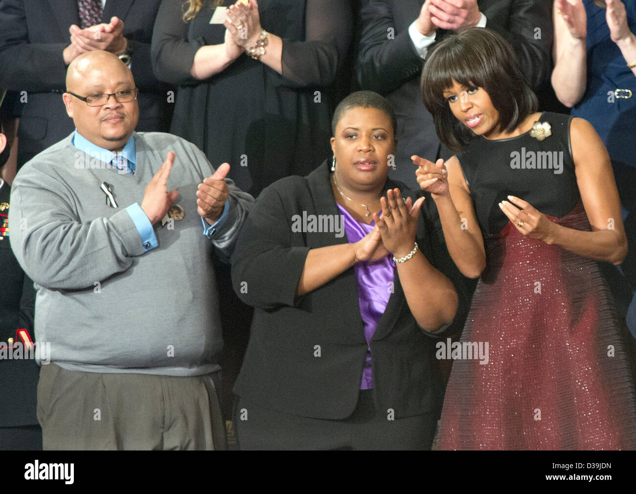 Nathaniel Pendleton, left, Cleopatra Pendleton, center, whose daughter ...