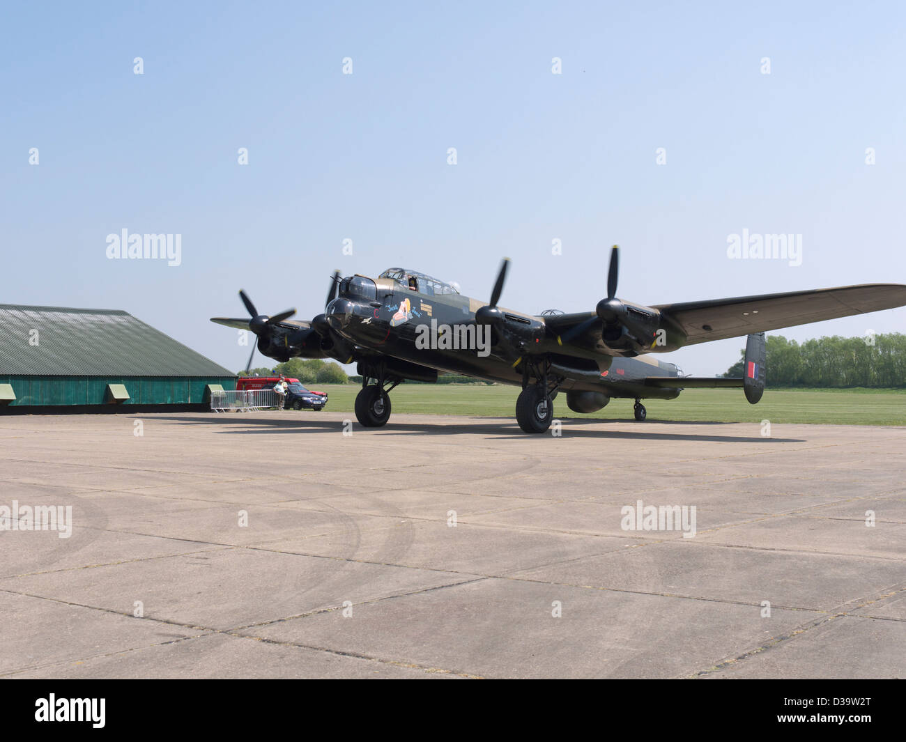 Just Jane a world war two Lancaster bomber at home at East Kirkby ...
