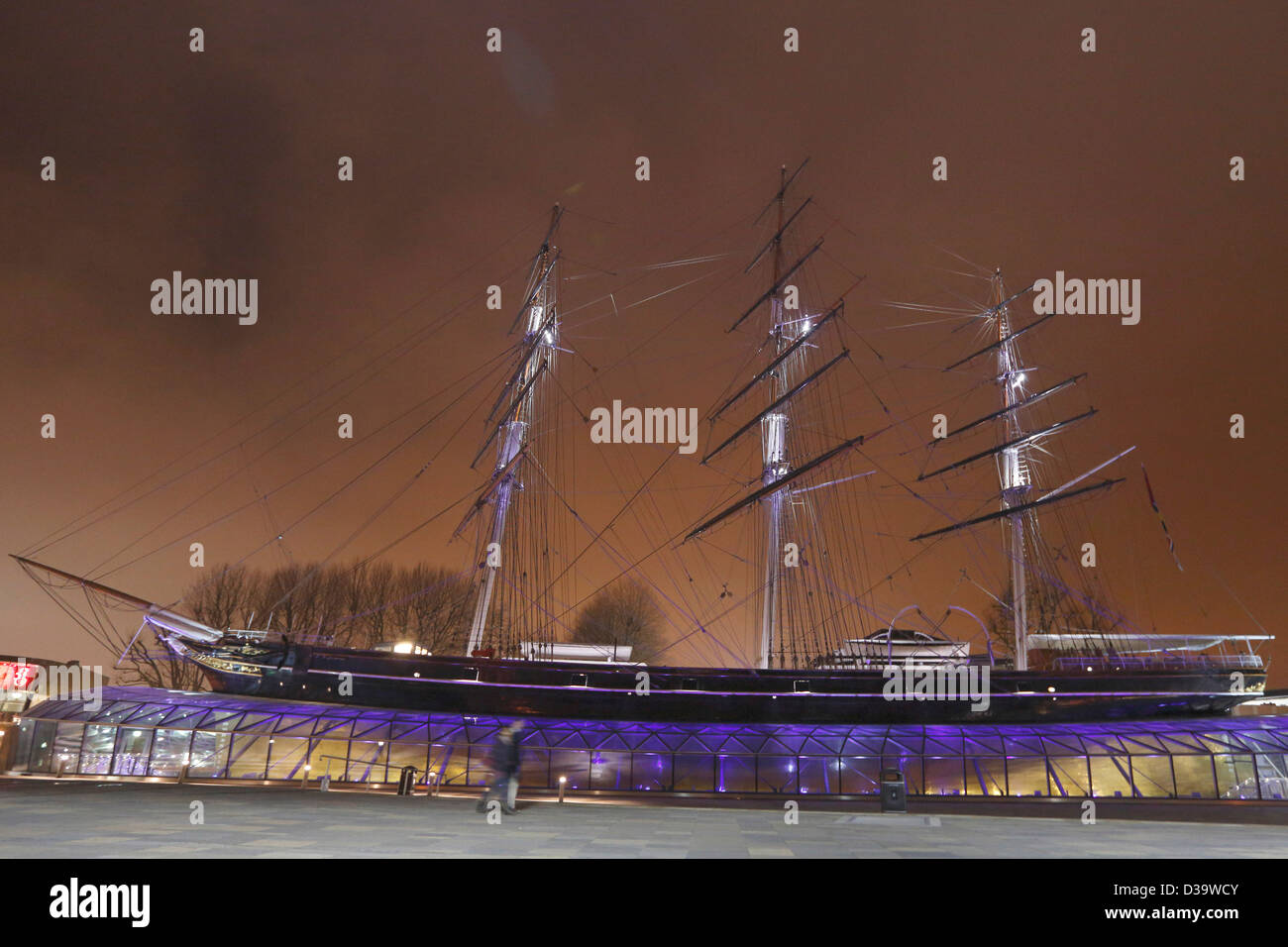 The Cutty Sark clipper ship in Greenwich, London Stock Photo - Alamy