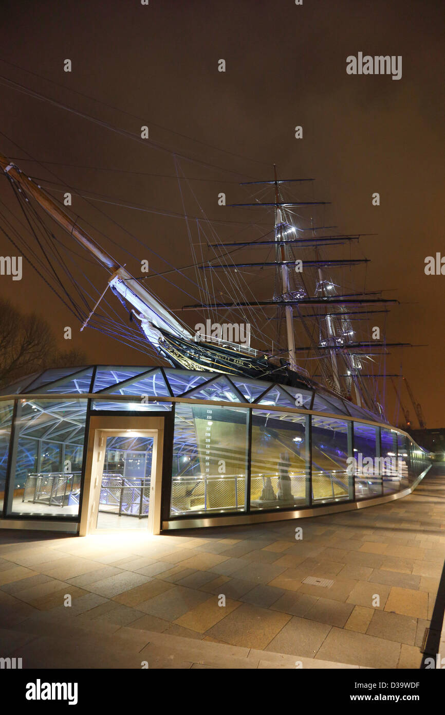 The Cutty Sark clipper ship in Greenwich, London Stock Photo - Alamy