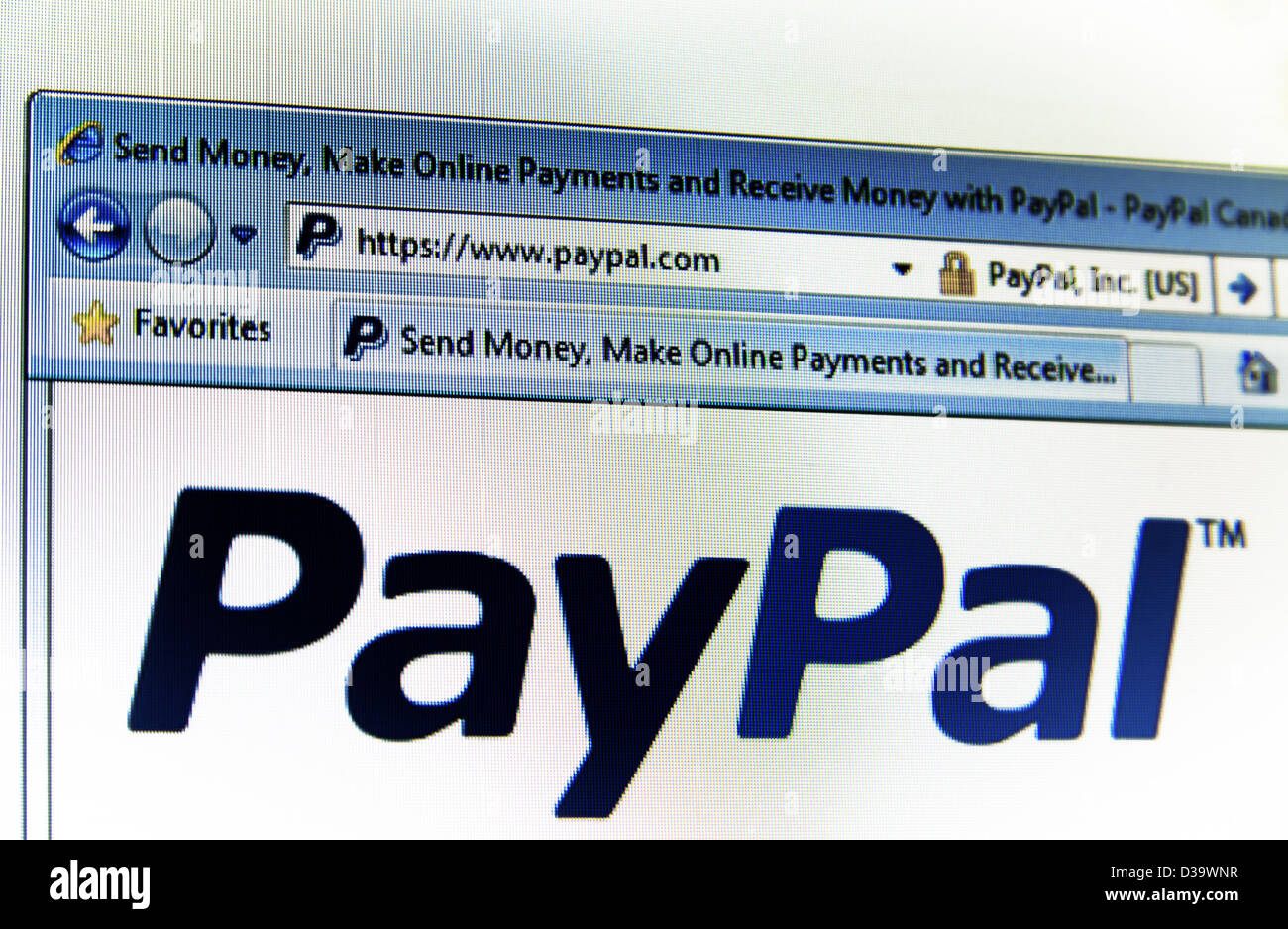 Paypal site hi-res stock photography and images - Alamy