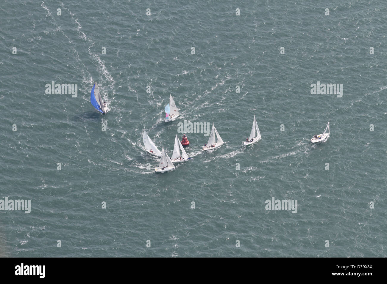 Sailing boat race buoy hi-res stock photography and images - Alamy