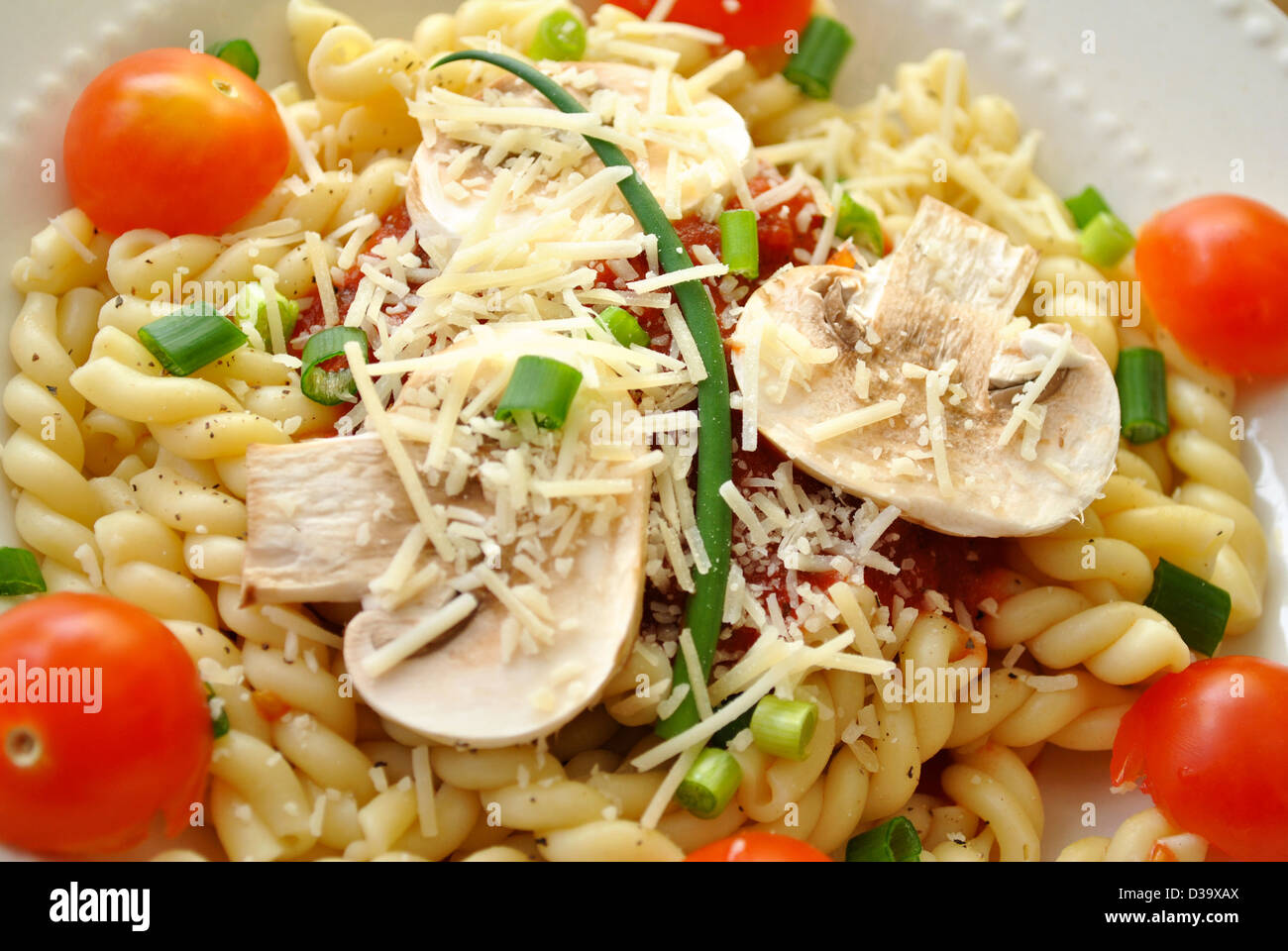 Fancy Pasta Dinner Stock Photo - Alamy