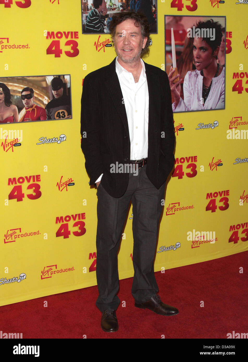 TIMOTHY HUTTON ACTOR PREMIERE OF MOVIE 43 LOS ANGELES, CALIFORNIA, USA ...