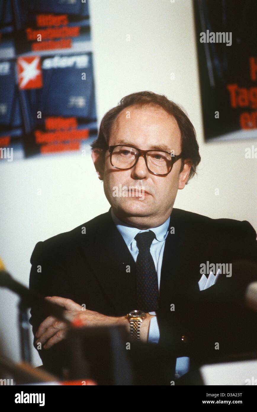 (dpa files) - Gerd Heidemann, reporter of the German magazine 'Stern ...