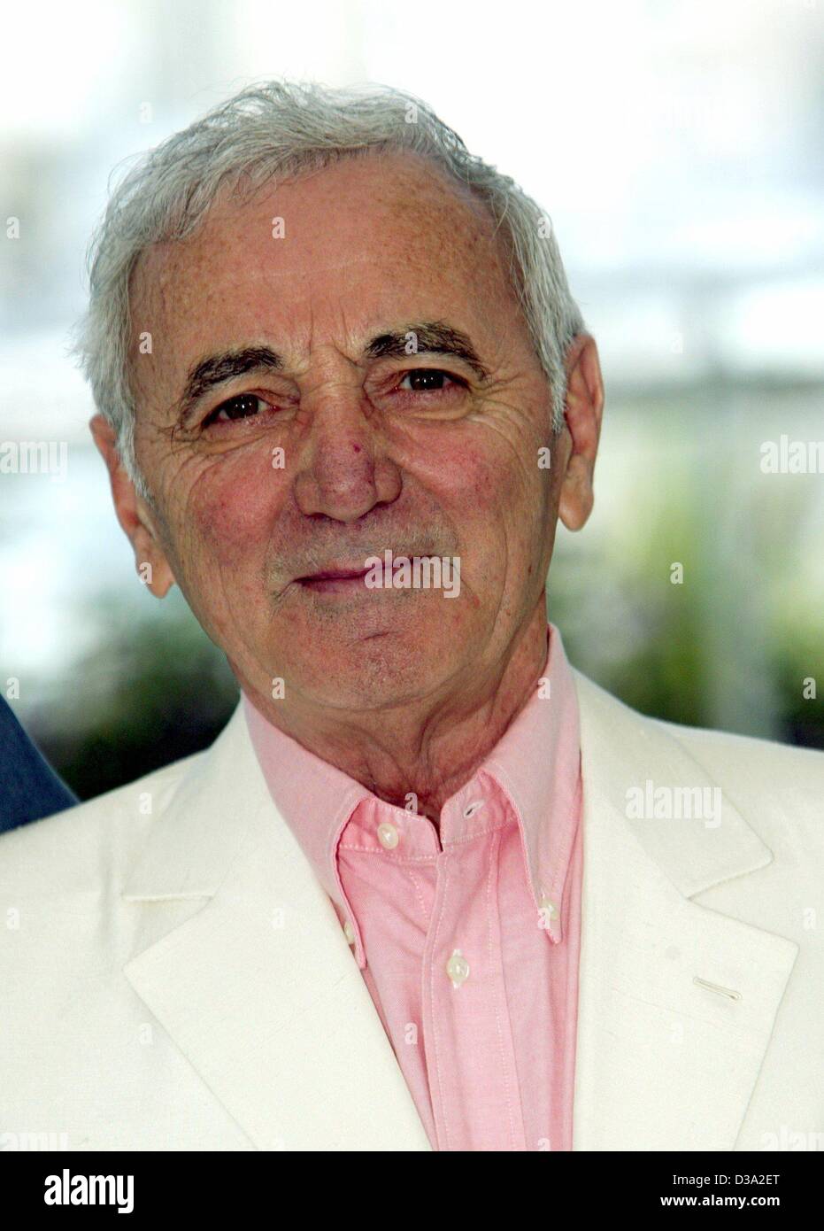 (dpa) - Charles Aznavour, French singer and actor, pictured during the ...