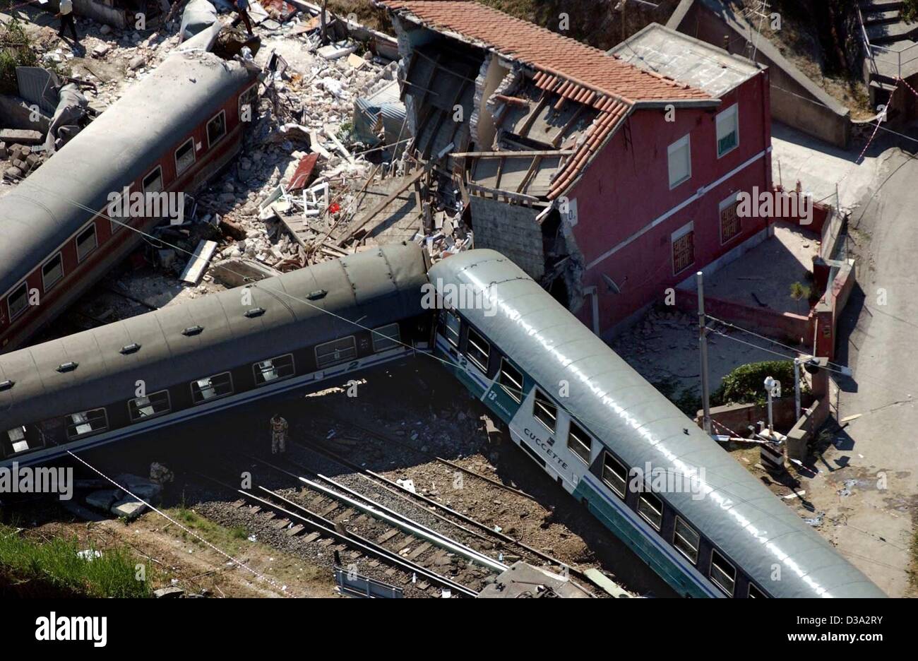 Train crash aerial hi-res stock photography and images - Alamy