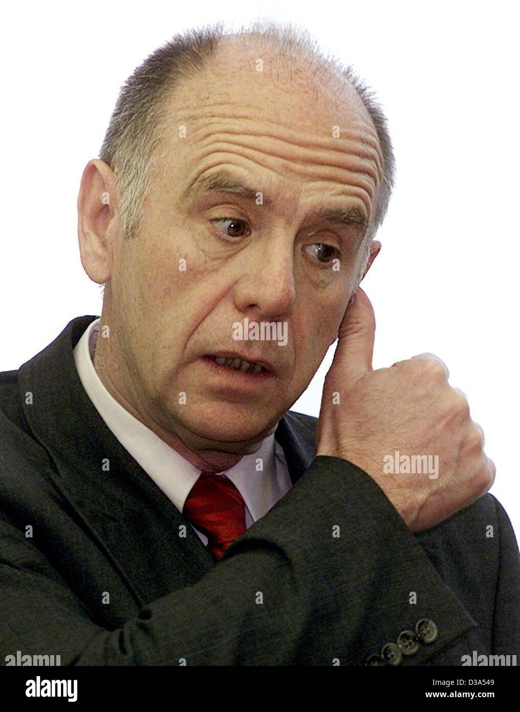 (dpa files) - Walter Riester, German Labour Minister and member of the ...