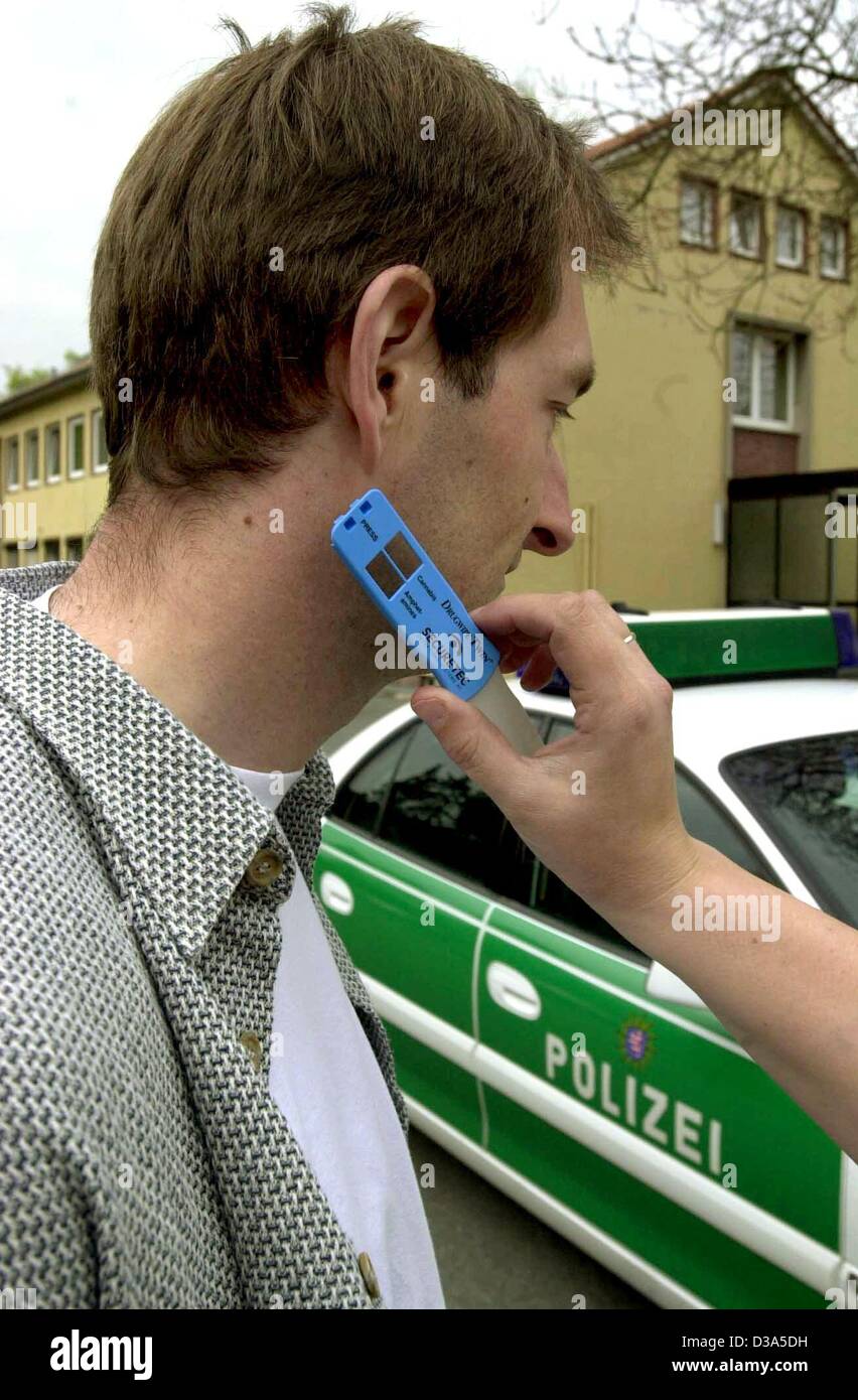 Police drugwipe device hi-res stock photography and images - Alamy