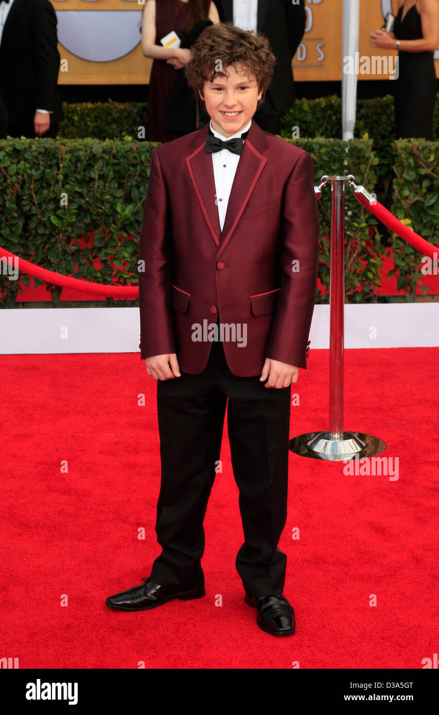 NOLAN GOULD ACTOR 19TH ANNUAL SCREEN ACTORS GUILD AWARDS. RED CARPET ...