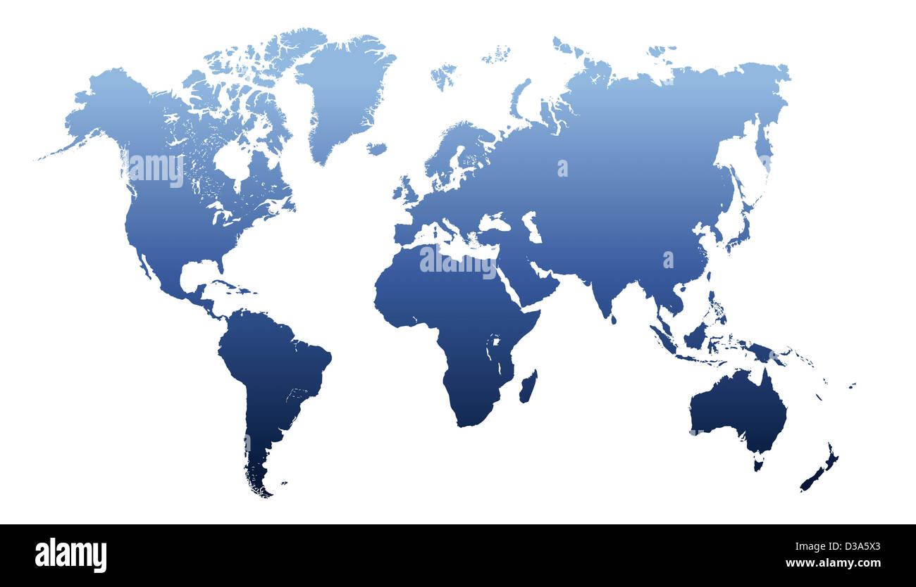 International borders map Cut Out Stock Images & Pictures - Alamy