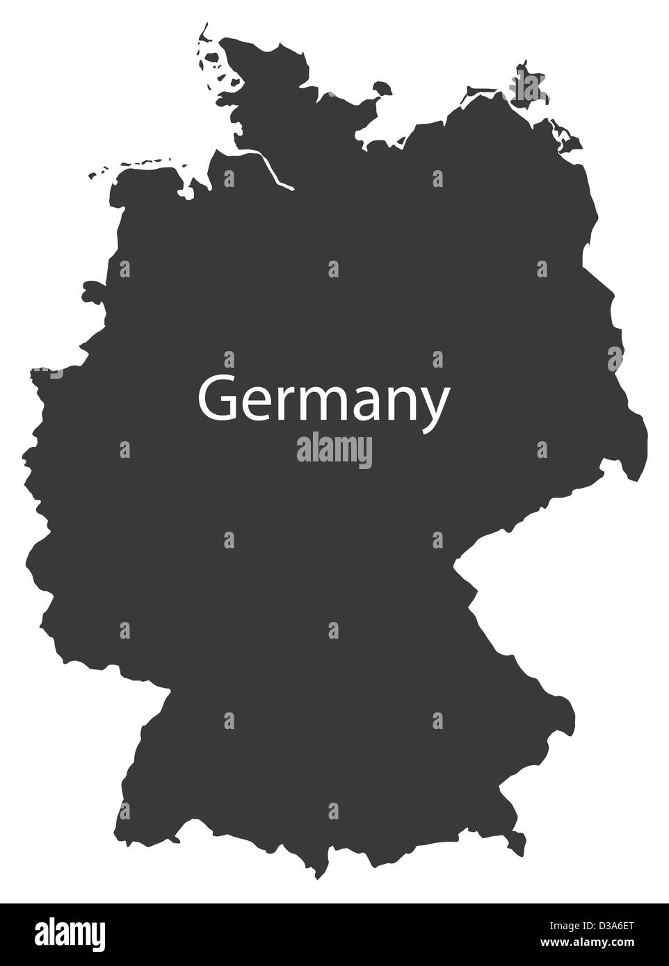 Germany cities map Cut Out Stock Images & Pictures - Alamy