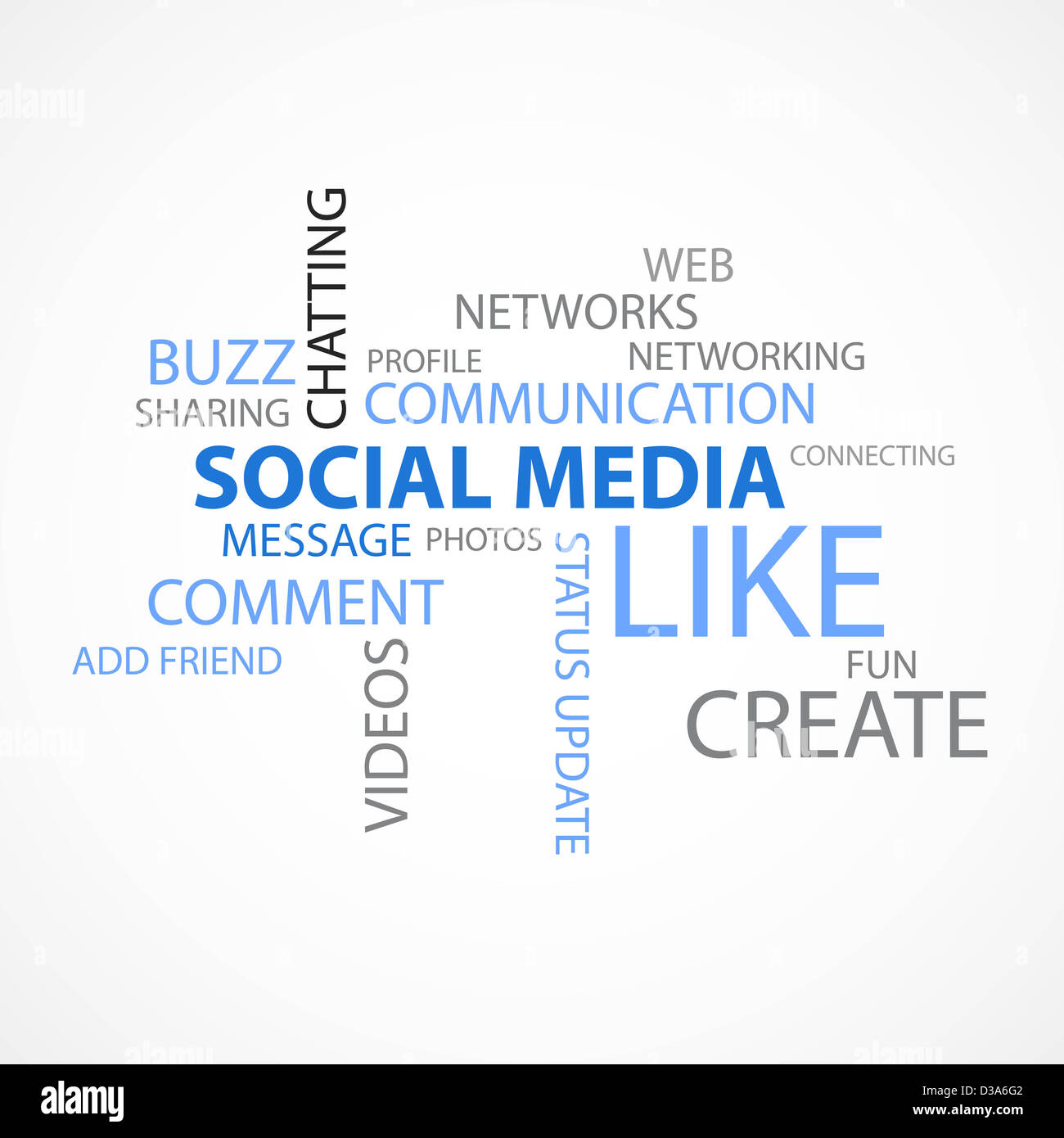 Social media icons star hi-res stock photography and images - Alamy