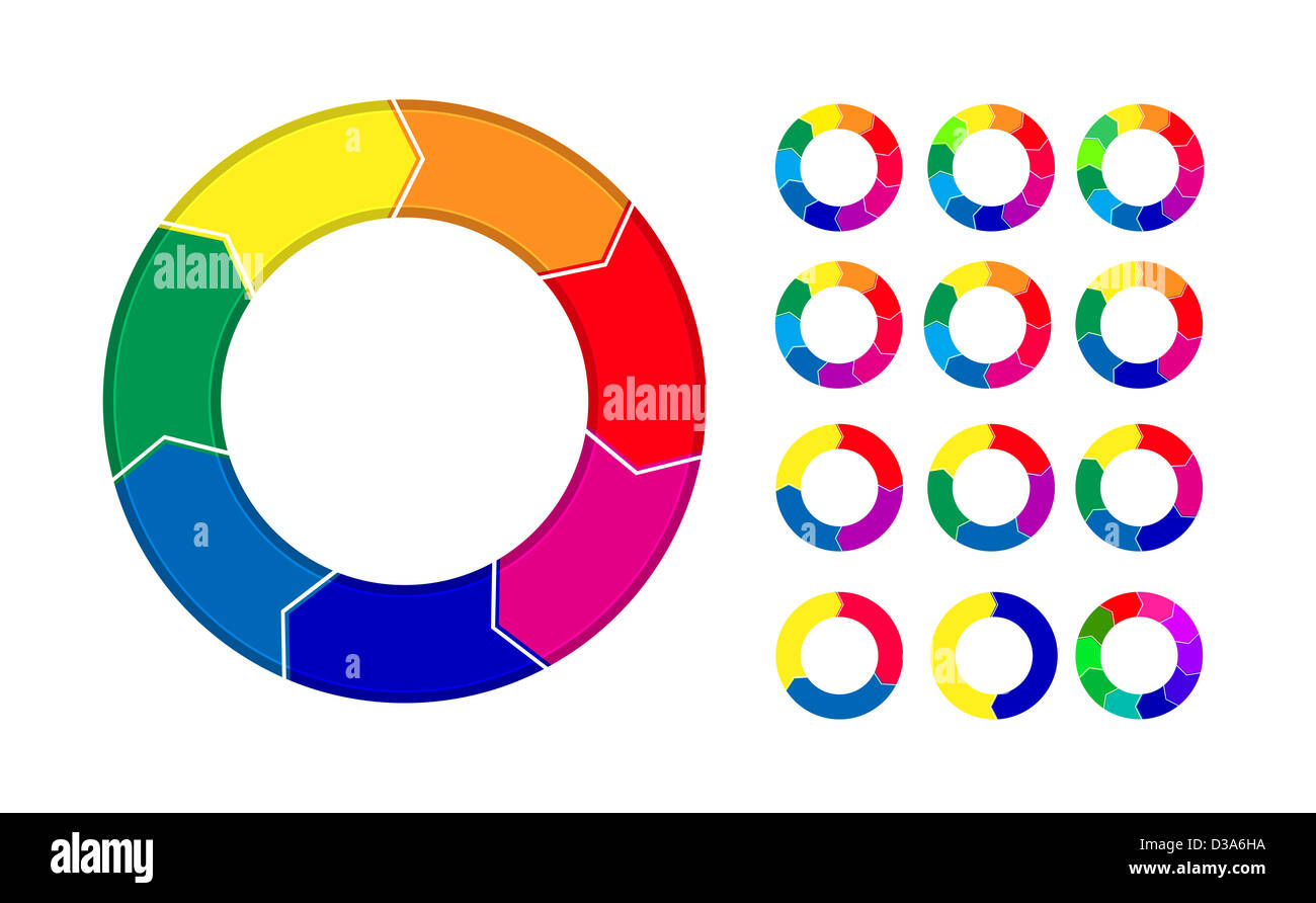 Color wheel charts hi-res stock photography and images - Alamy