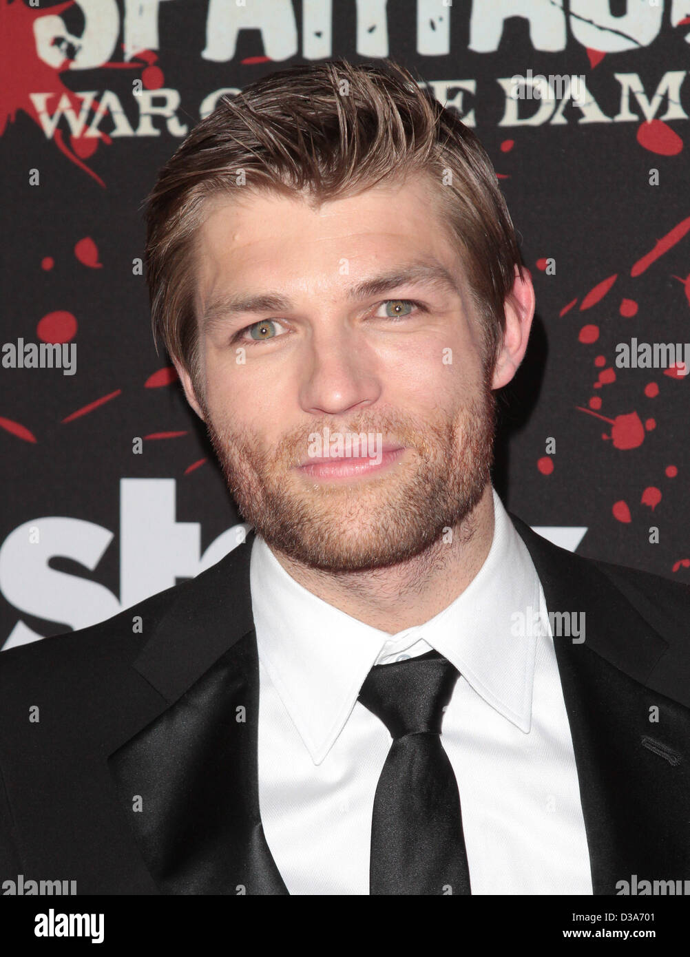 LIAM MCINTYRE ACTOR PREMIERE OF SPARTACUS: WAR OF THE DAMNED LOS ...