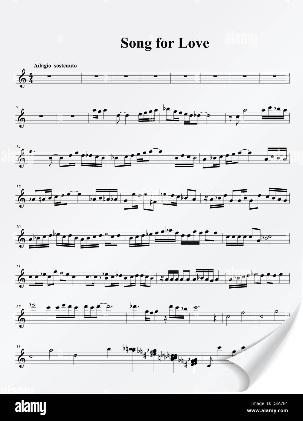 Crotchet note isolated hi-res stock photography and images - Alamy