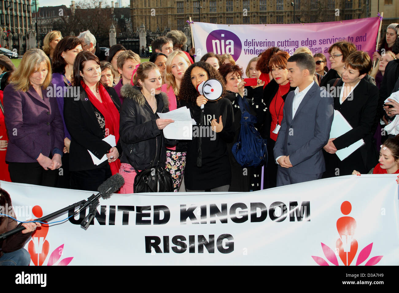 THANDIE NEWTON & RUBY WAX & JAHMENE DOUGLAS ONE BILLION RISING ...