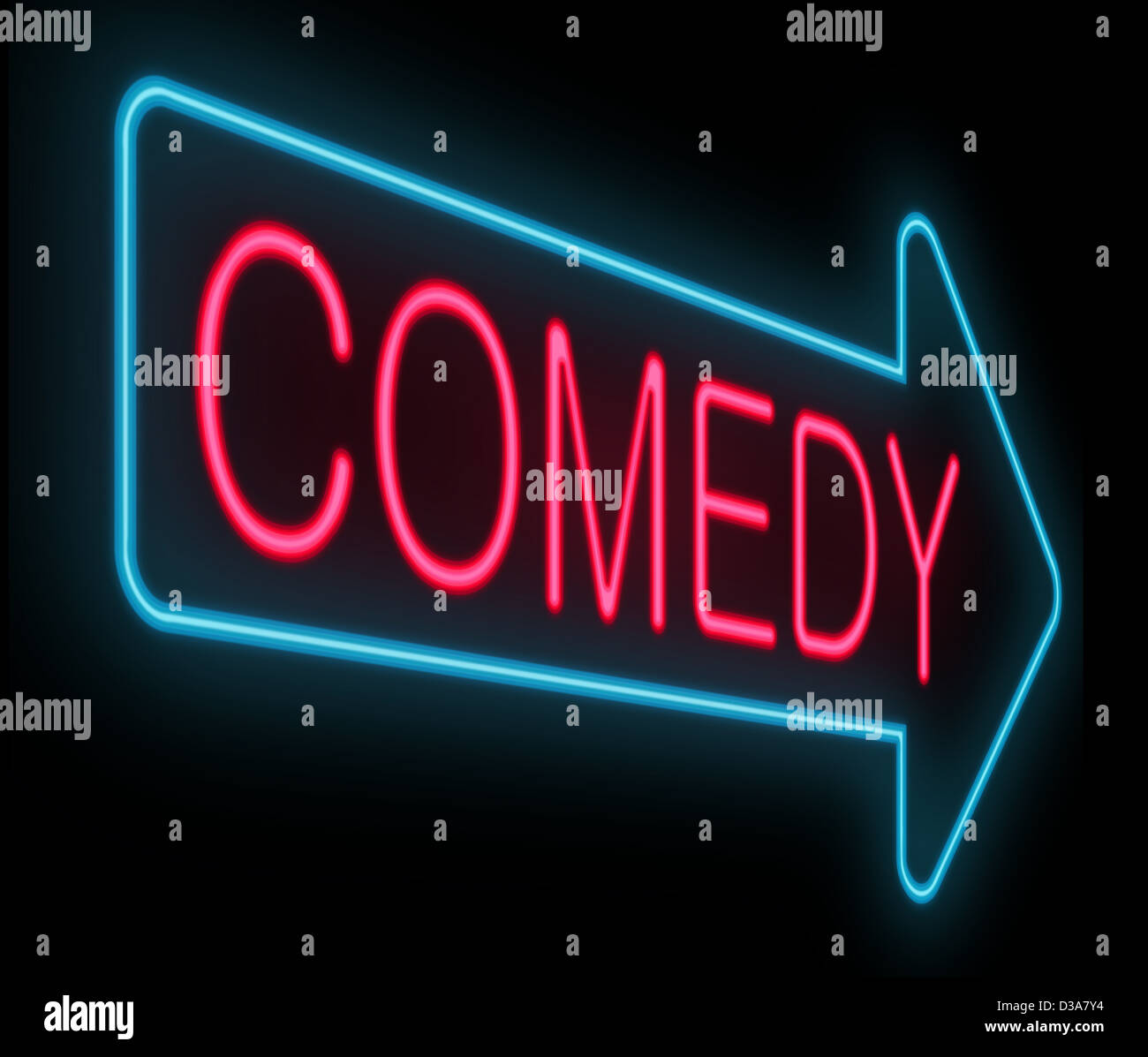 Neon sign fun here arrow hi-res stock photography and images - Alamy