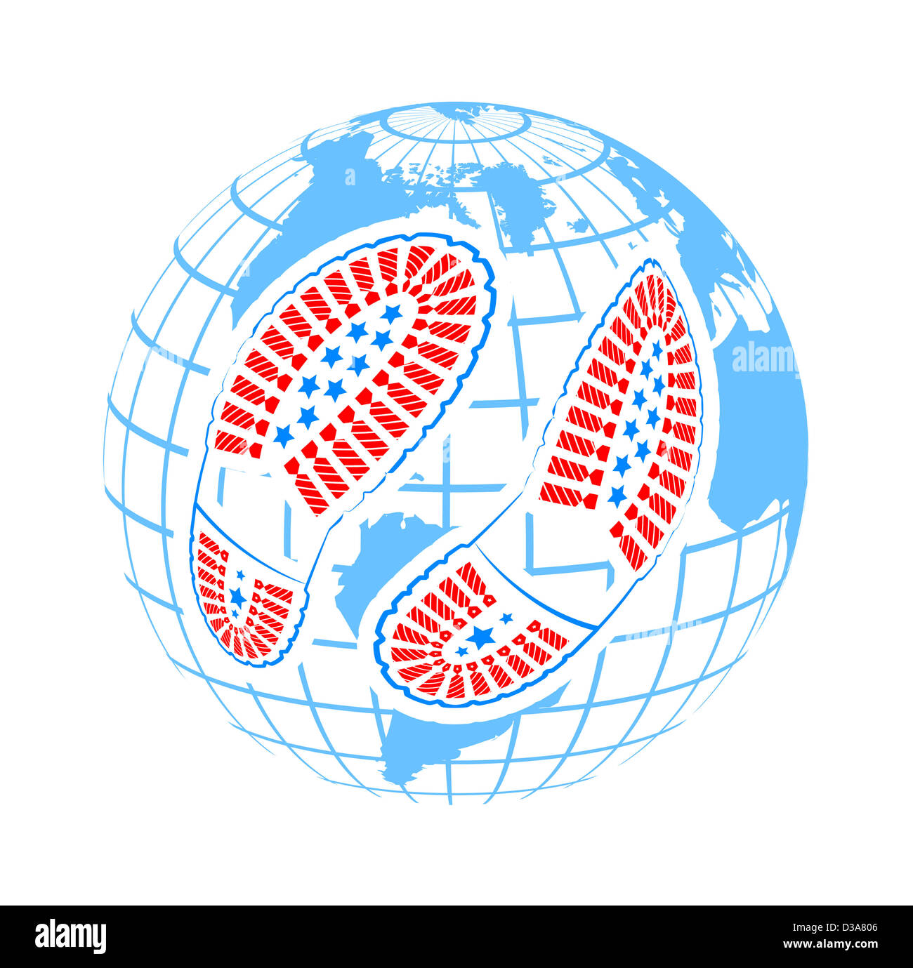 Vintage globe atlas hi-res stock photography and images - Alamy