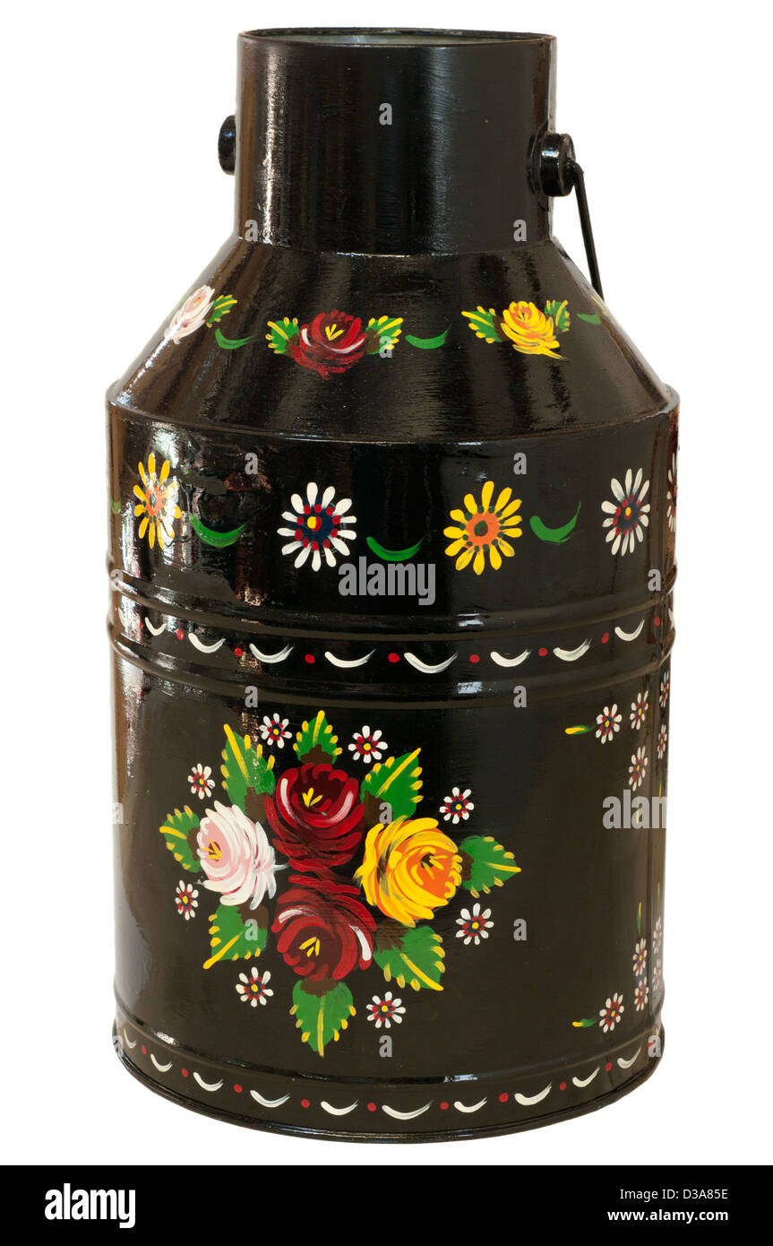 Decorated milk churn hi-res stock photography and images - Alamy
