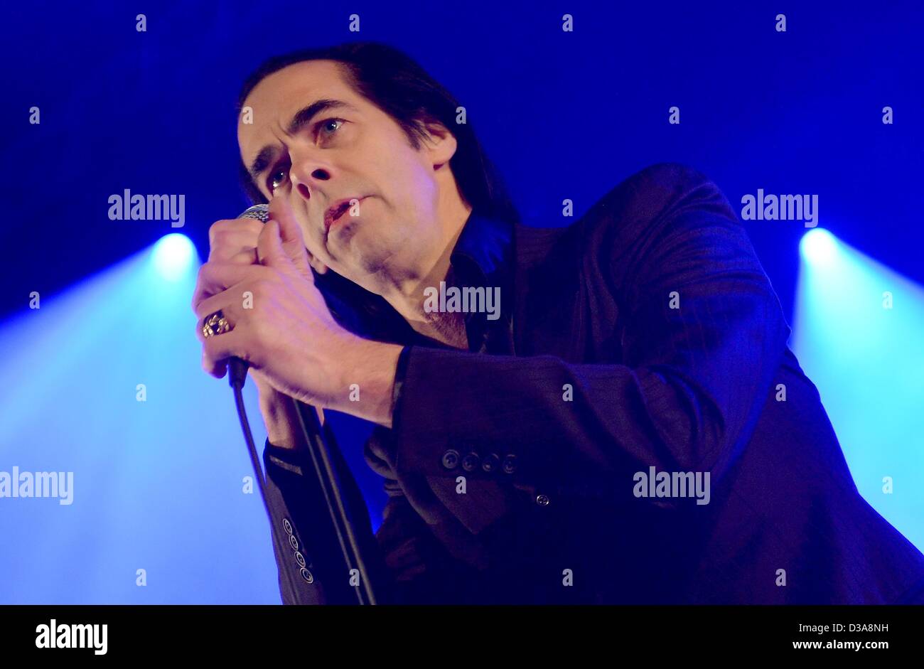 Australian musician Nick Cave and The Bad Seeds perform on stage at ...