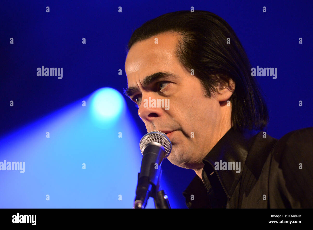 Australian musician Nick Cave and The Bad Seeds perform on stage at ...