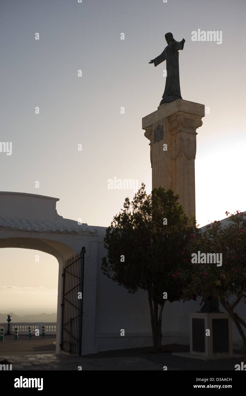 Sculpture of Christ in Monte Toro, Minorca, Balearic Islands Stock ...