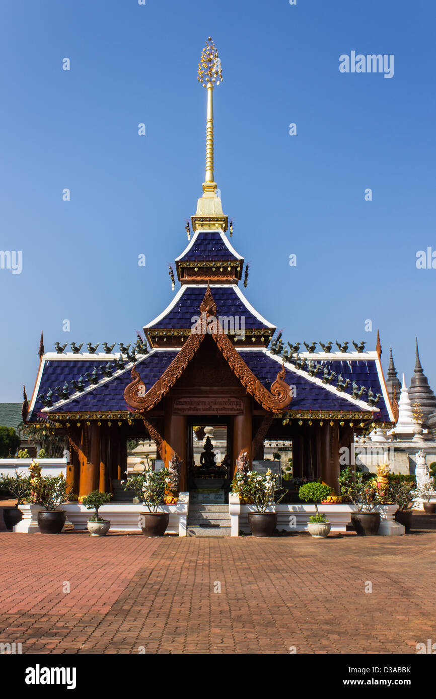Ubosot in Wat Banden,Chiangmai Thailand Stock Photo - Alamy