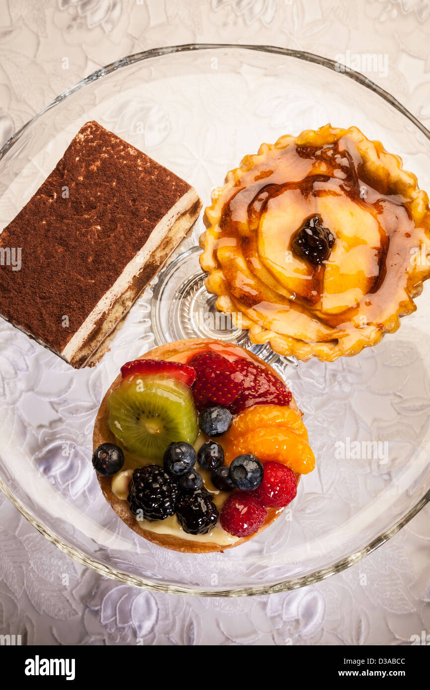 Dessert Flat Lay Still Life Stock Photo - Alamy