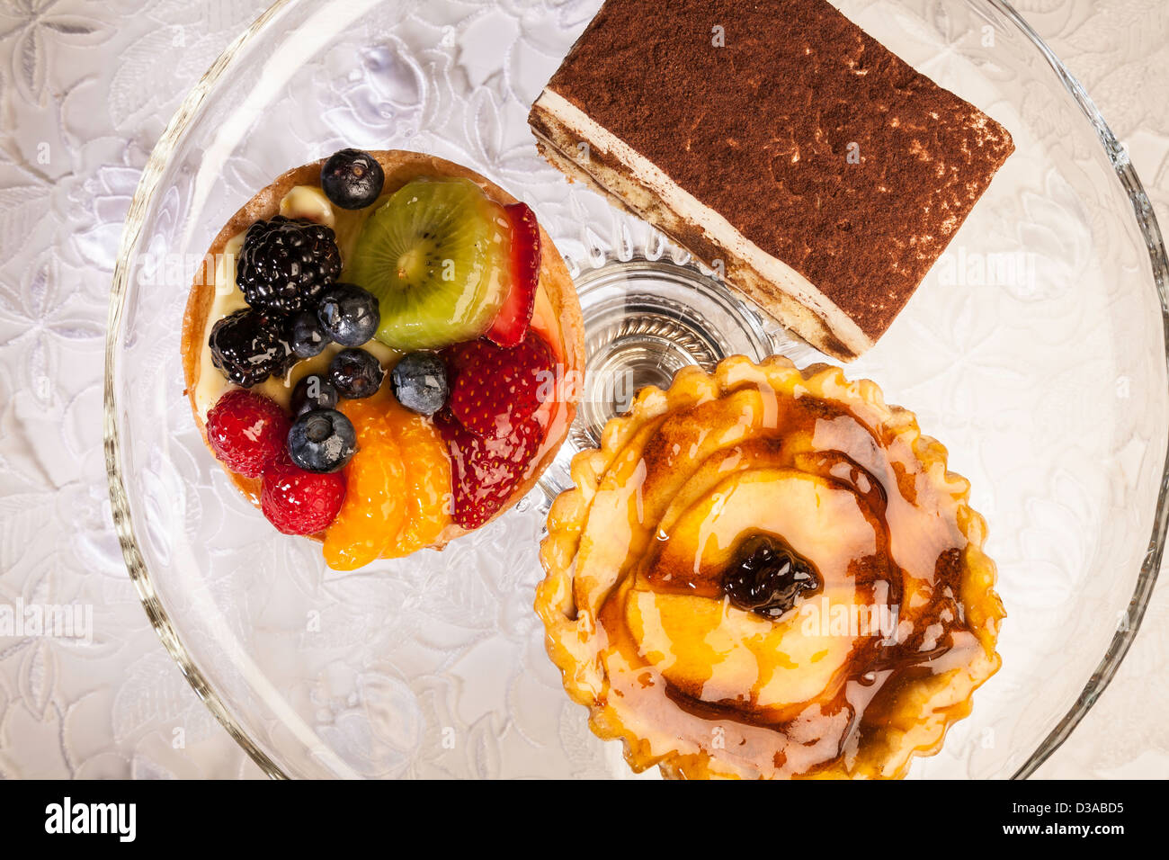 Dessert Flat Lay Still Life Stock Photo - Alamy
