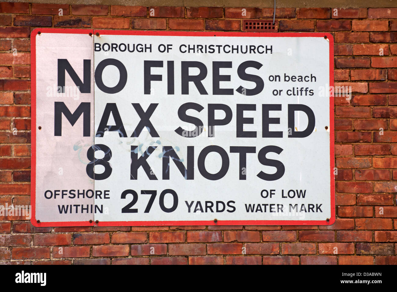 No fires on beach or cliffs max speed 8 knots offshore within 270 yards ...