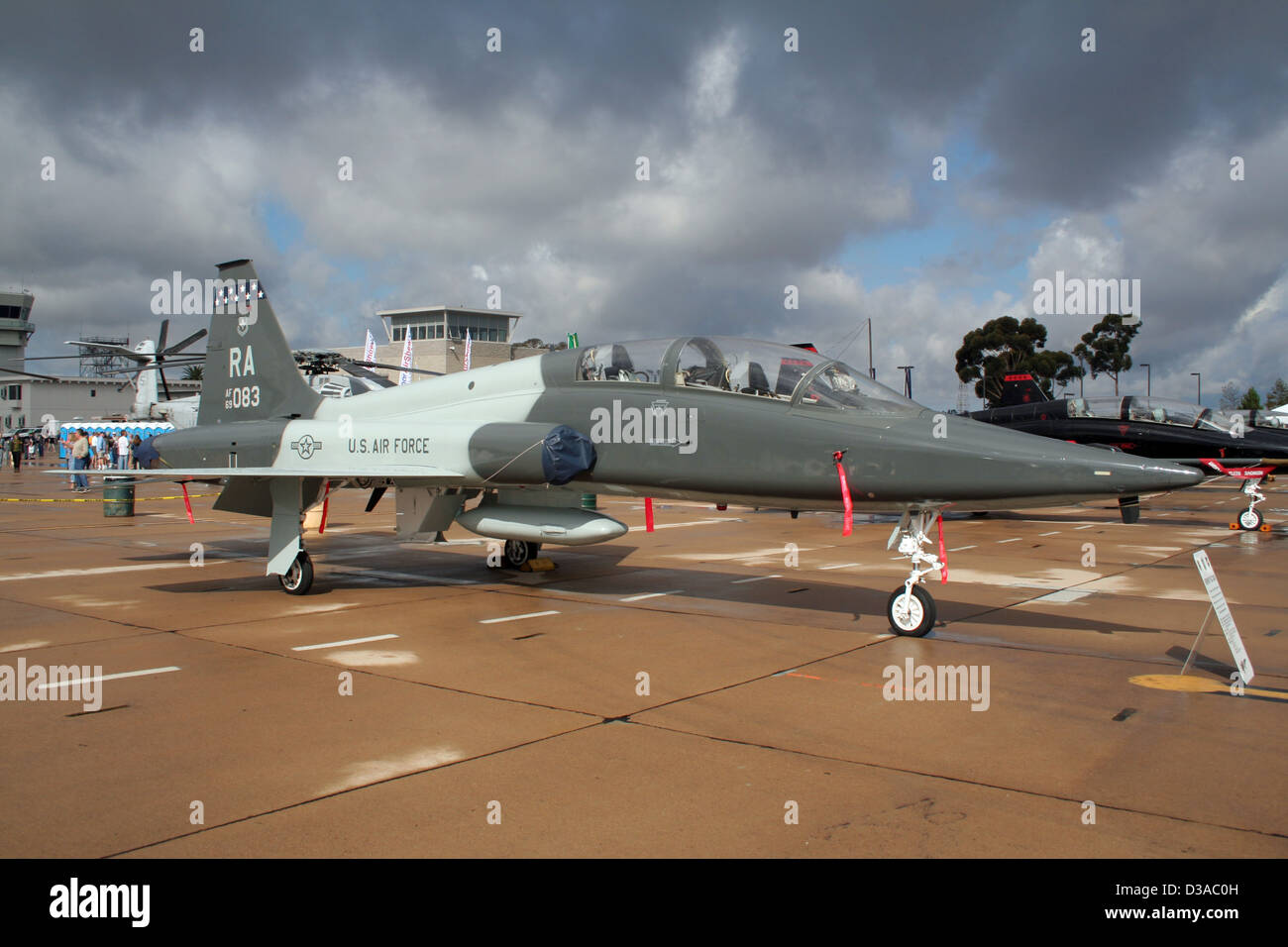 US Air Force T-38 Talon at the airshow at the Marine Corps Air Station ...