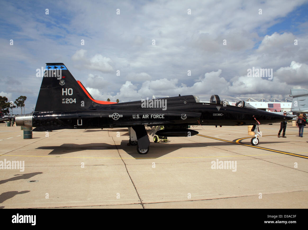 Holloman based T-38 Talon trainer jet at the airshow at Air Station ...