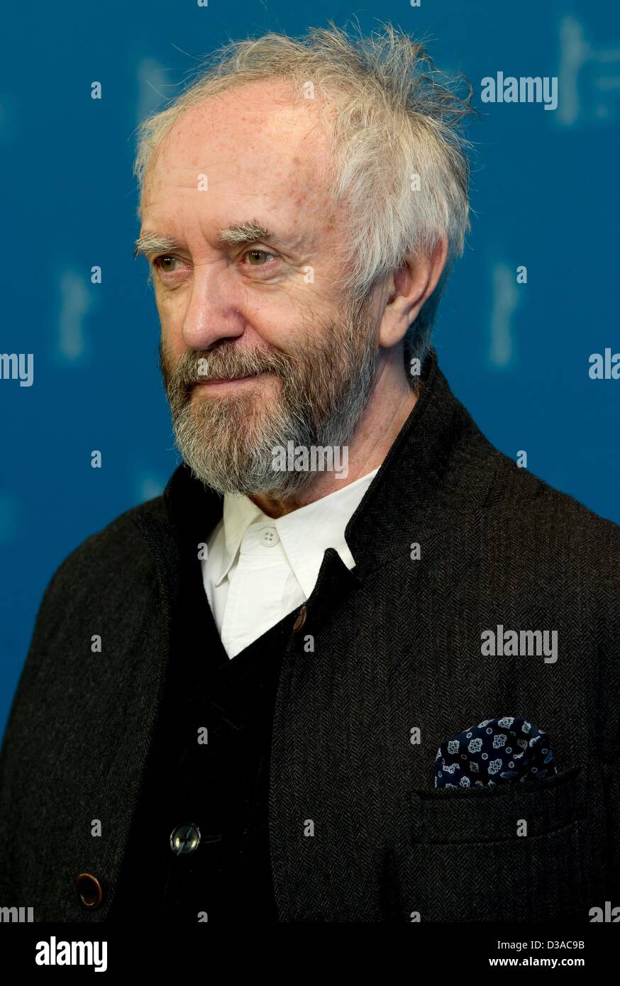 Berlin, Germany. 14th February 2013. British actor Jonathan Pryce poses ...