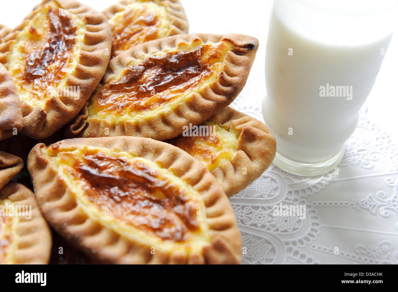 Traditional Karelian and Finnish cakes with potatoes Stock Photo - Alamy
