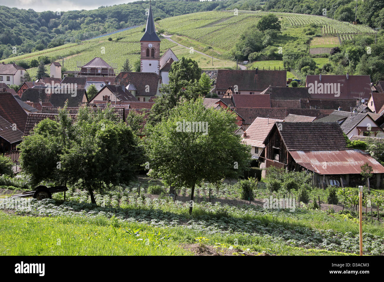 Rural france garden hi-res stock photography and images - Alamy