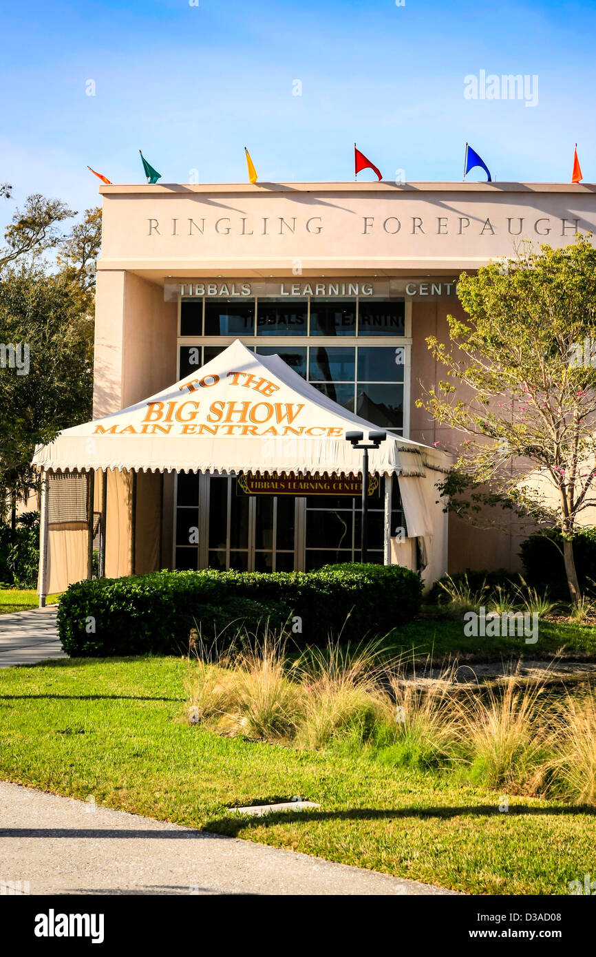 The Ringling Barnum Tibbals Learning Center in Sarasota Florida Stock ...