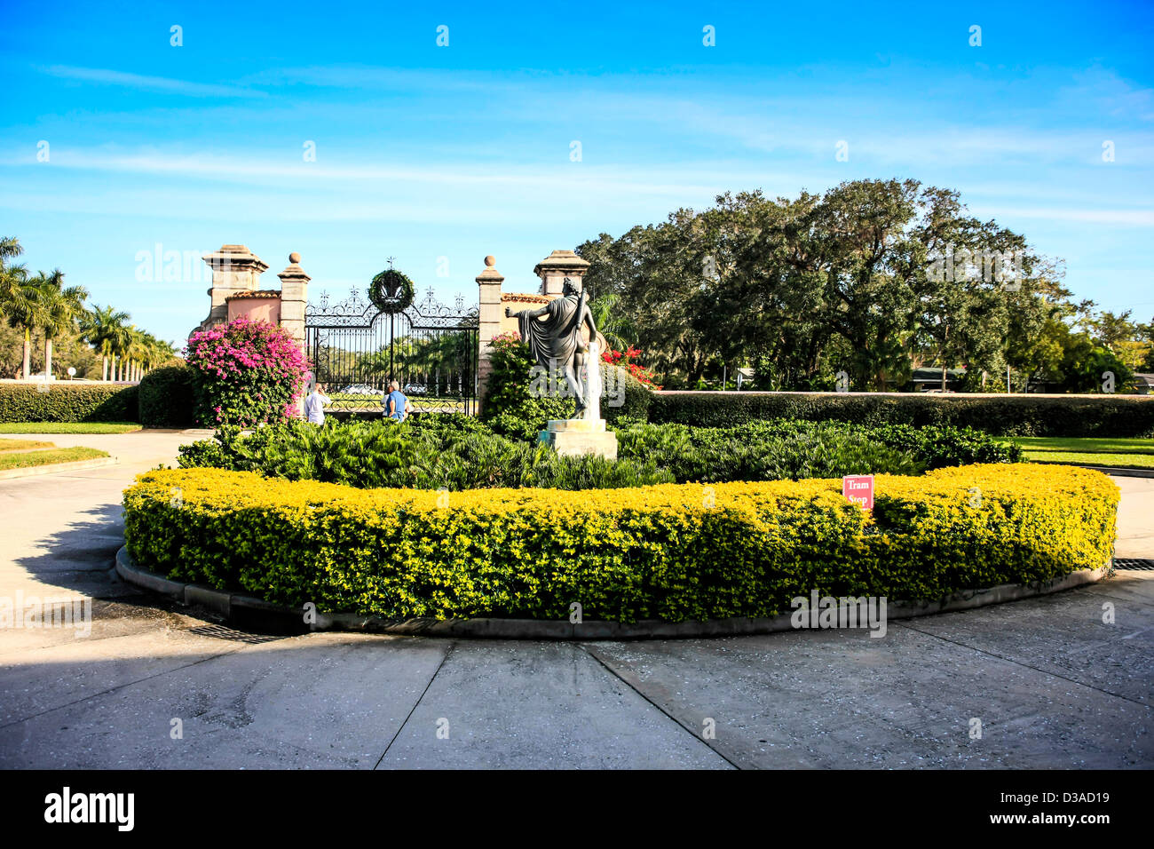 Main entrance to the Ringling estate in Sarasota FL Stock Photo - Alamy