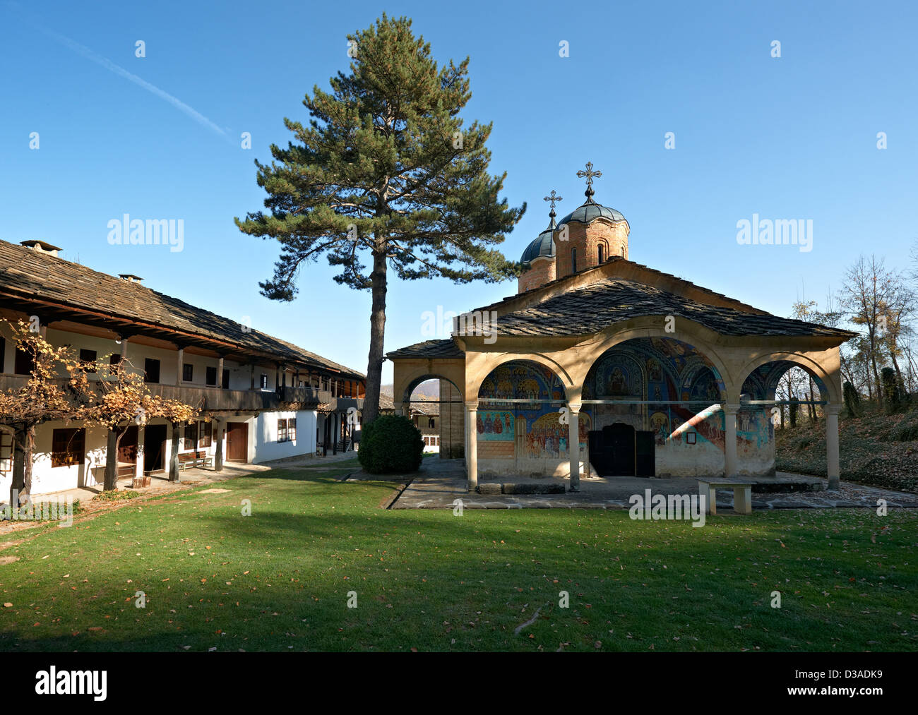 Yard in monastery hi-res stock photography and images - Alamy