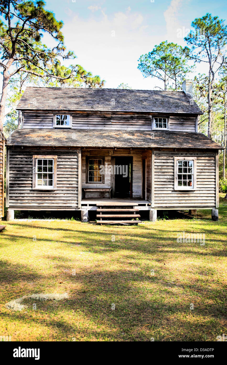 Oldest settlers Farm house in Sarasota County Florida Stock Photo - Alamy