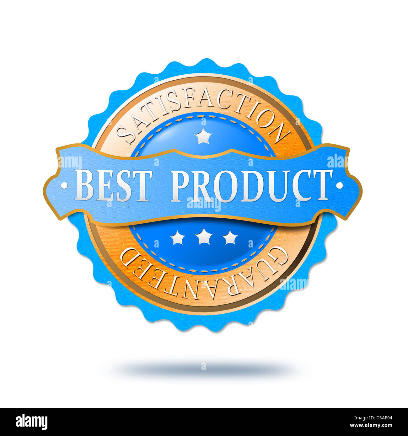 Best product label (satisfaction guaranteed sign Stock Photo - Alamy