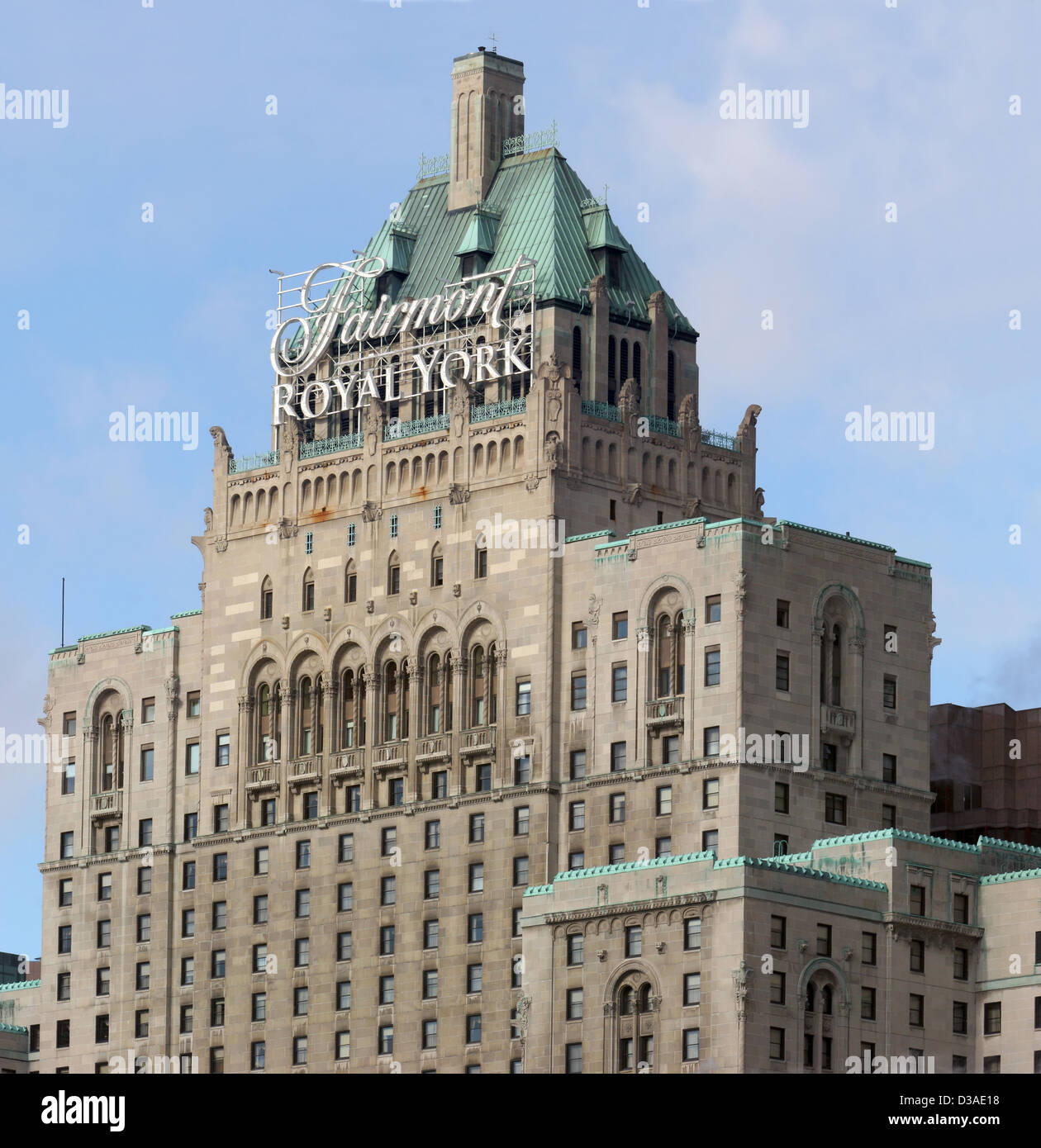 Royal York Hotel historic Toronto building Stock Photo - Alamy