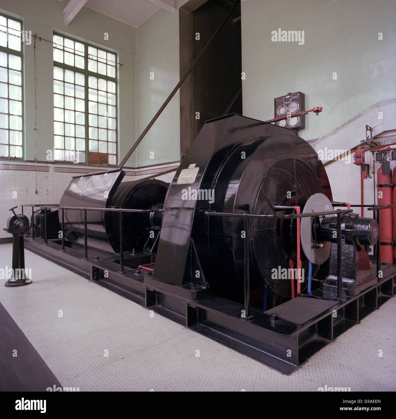 Large Electric Motor powering Flour Mill Stock Photo - Alamy