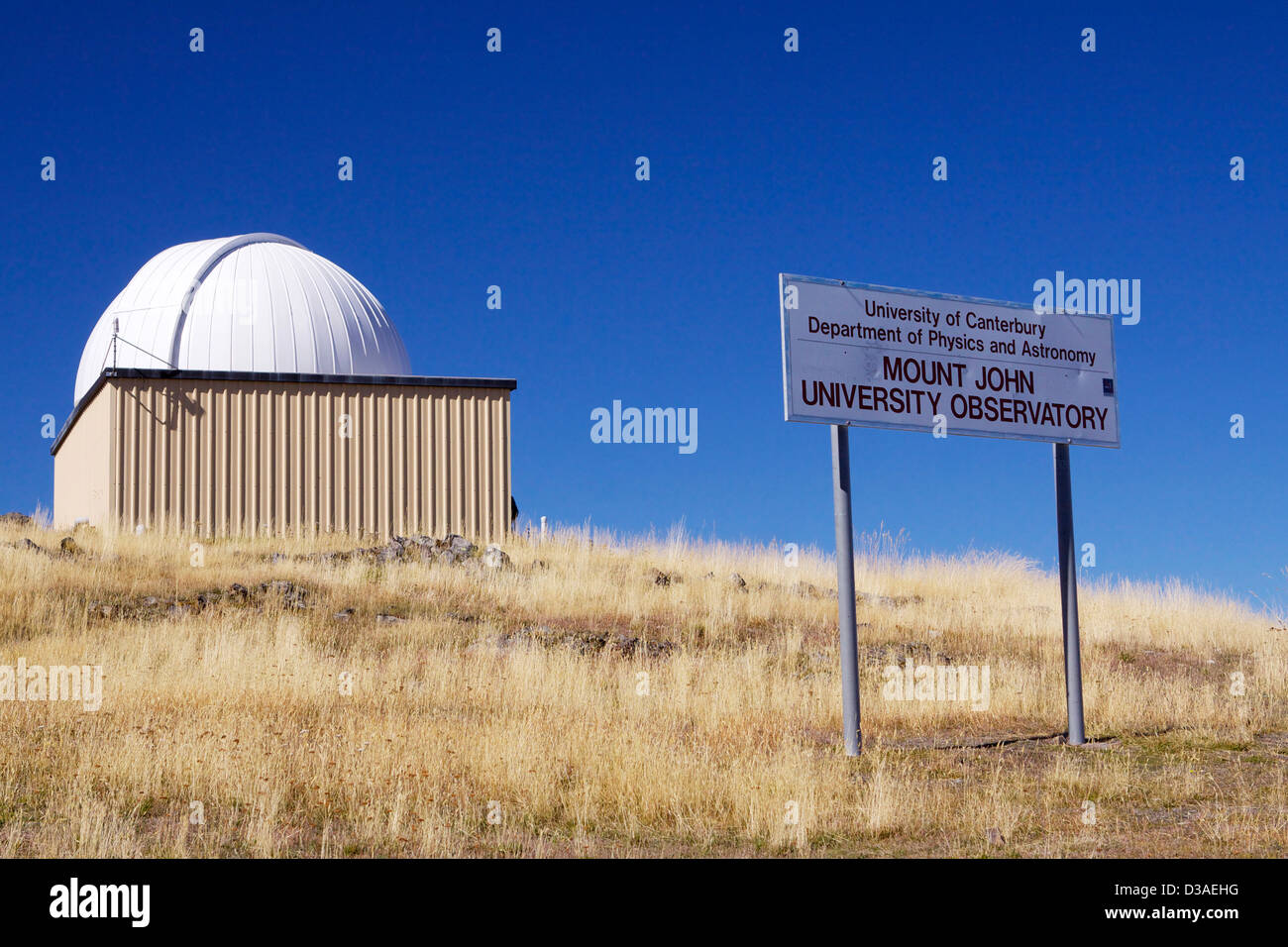 Mount John Observatory South Island New Zealand Stock Photo - Alamy