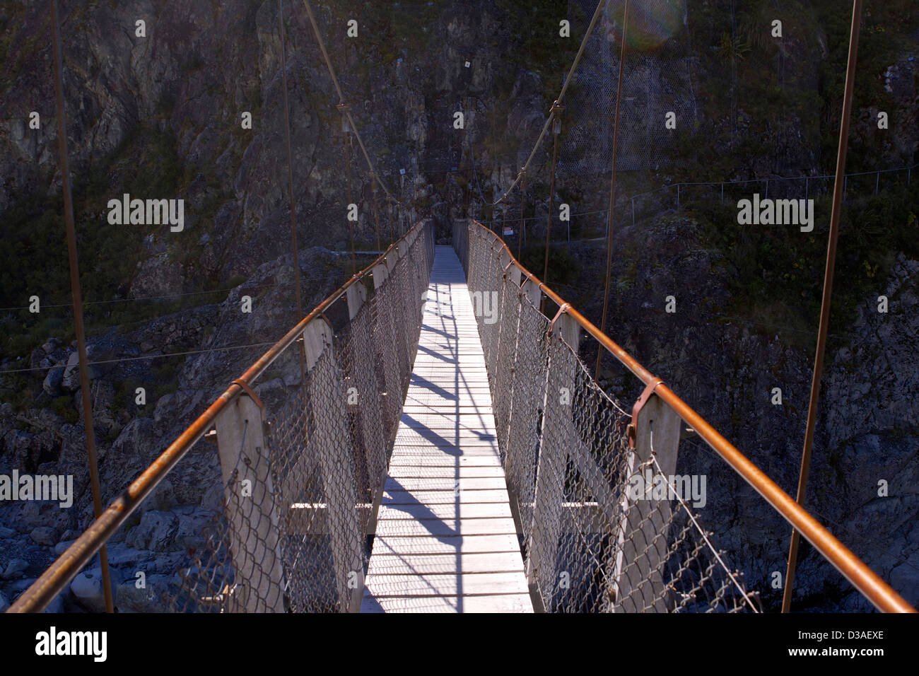Mount cook bridge new zealand hi-res stock photography and images - Alamy