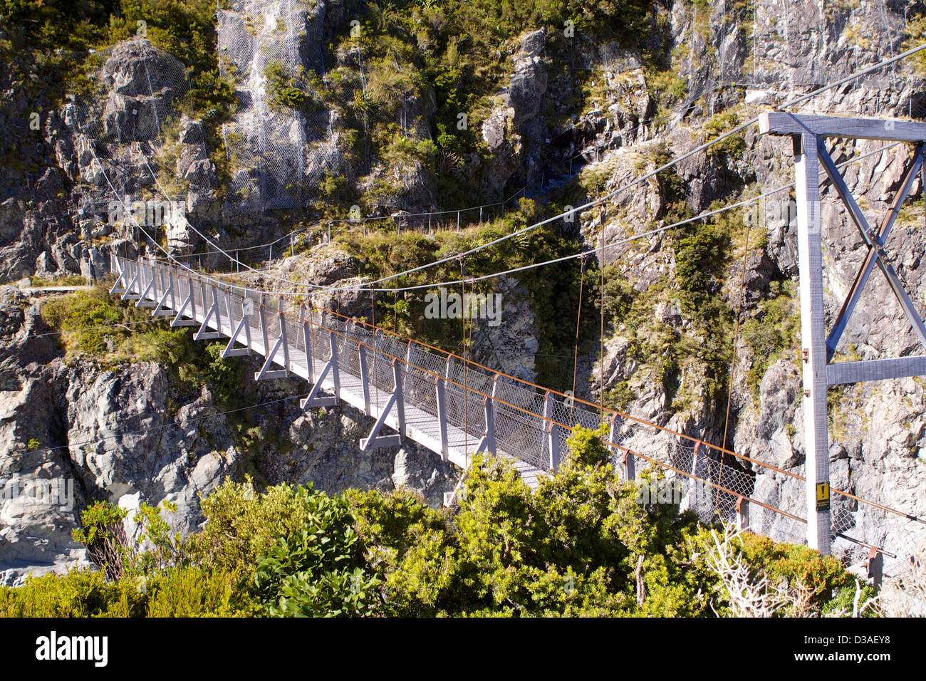 Mount cook bridge new zealand hi-res stock photography and images - Alamy