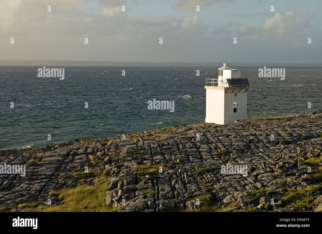 Blackhead Lighthouse, The Burren, Co Clare, Ireland Stock Photo - Alamy