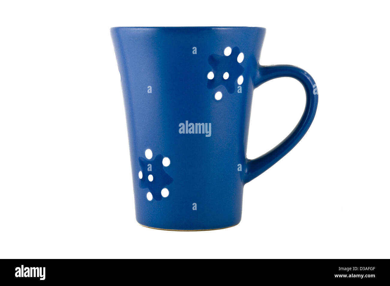 Blue cup isolated on Cut Out Stock Images & Pictures - Alamy