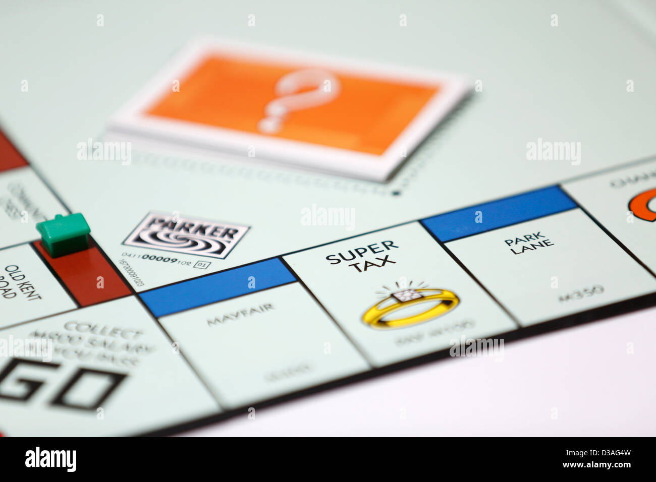 Super tax on monopoly board hi-res stock photography and images - Alamy